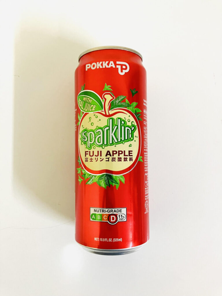 POKKA SPARKLING FUJI APPLE CAN 325ML - NIPPONYA